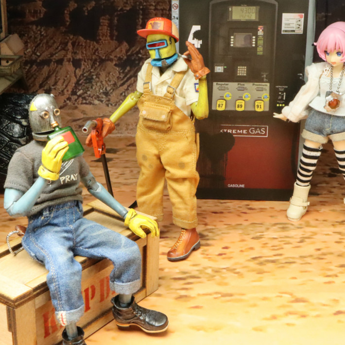 DAMTOYS x Coal Dog 1/12 Death Gas Station アイアン ヘッド トニー & オールド ボーン レビュー ...