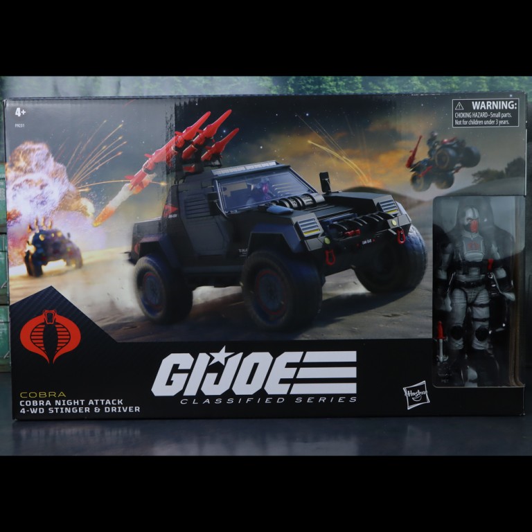 G.I. Joe Classified 120 Cobra Night Attack 4-WD Stinger Vehicle ...